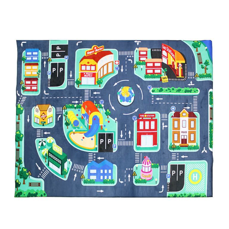 City Traffic Play Mat Children Traffic Car Map - Tomatgo